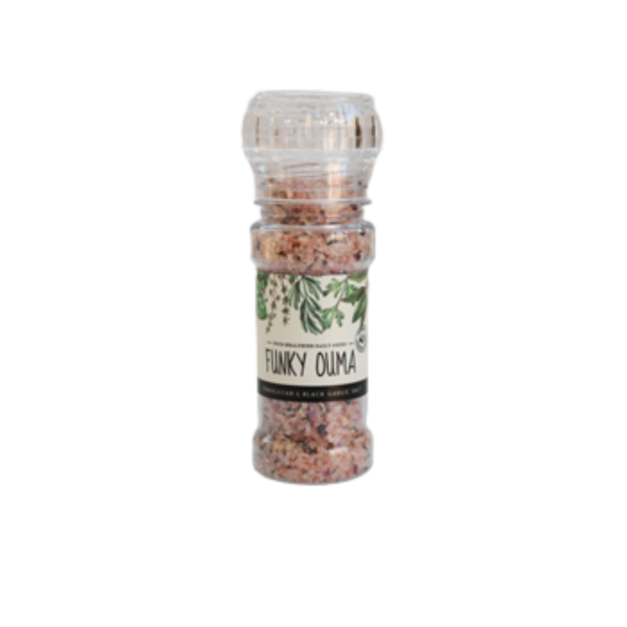 Funky OUMA - Black Garlic with Pink Salt Grinder 100 g – @food CULTURE