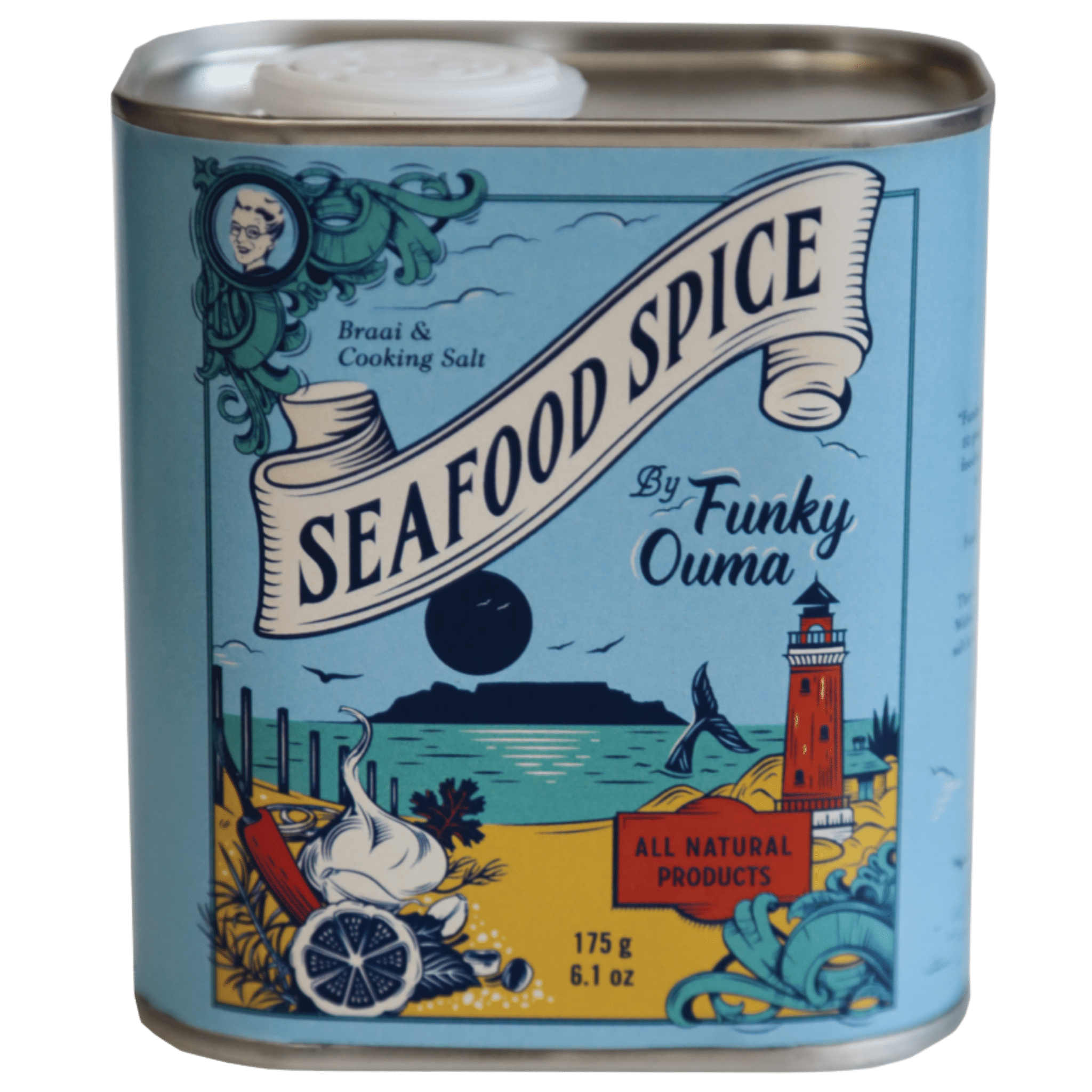 Funky OUMA - SEAFOOD SPICE TIN 175g – @food CULTURE