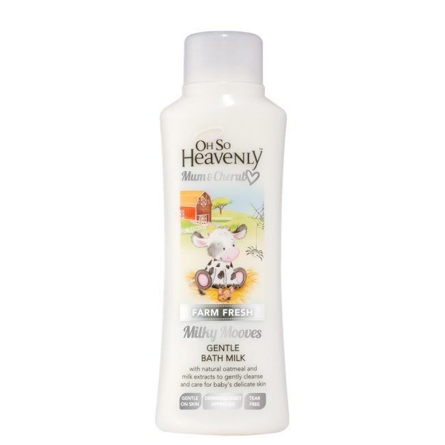 Oh So Heavenly Mum & Cherub Farm Fresh Milky Mooves Bath Milk 750ml ...